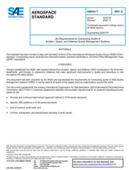 What is SAE AS9101G? - AS9120 Store